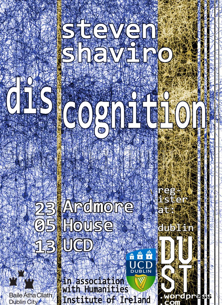 Steven Shaviro on Discognition | synthetic zerØ