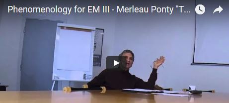 Kenneth Liberman on Merleau-Ponty’s “The Intertwining” and “The Chiasm ...